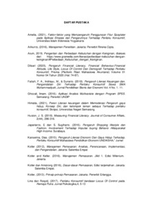 PENGARUH LITERASI KEUANGAN, KEMUDAHAN AKSES PAYLATER, DAN KEINGINAN TERHADAP PERILAKU KONSUMTIF ...